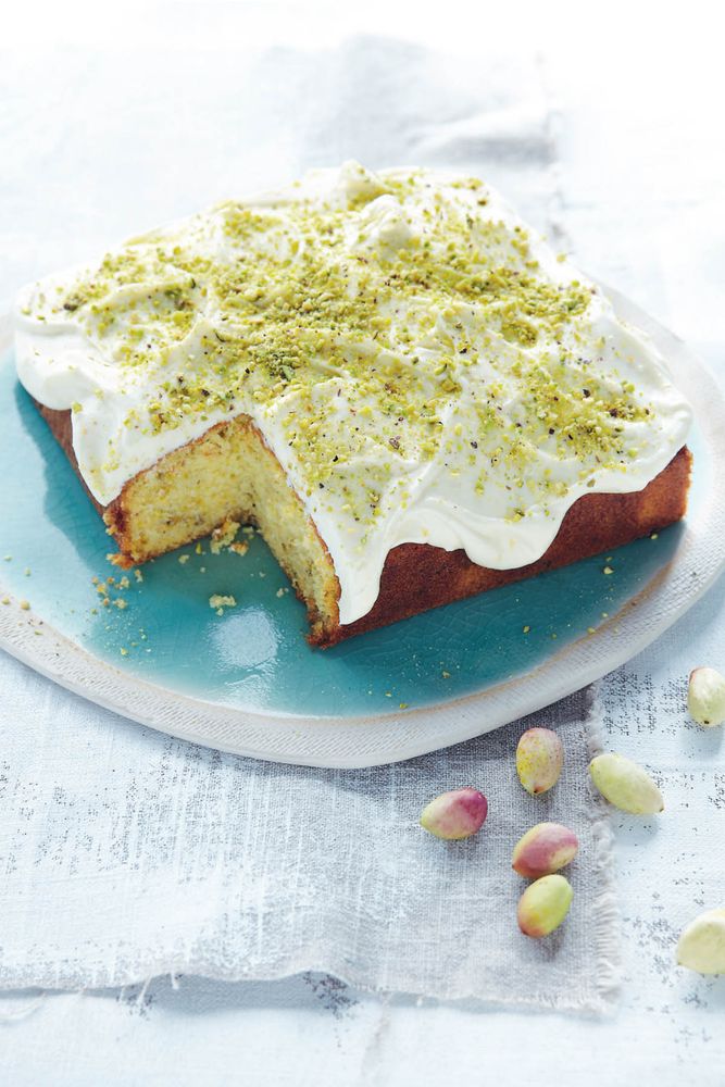 Orange and pistachio cake from A Simple Table by Michele Cranston