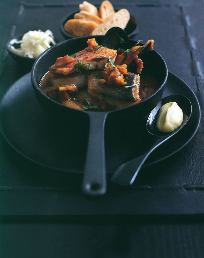 Chunky fish soup from Simple to Sensational by Jun Tanaka