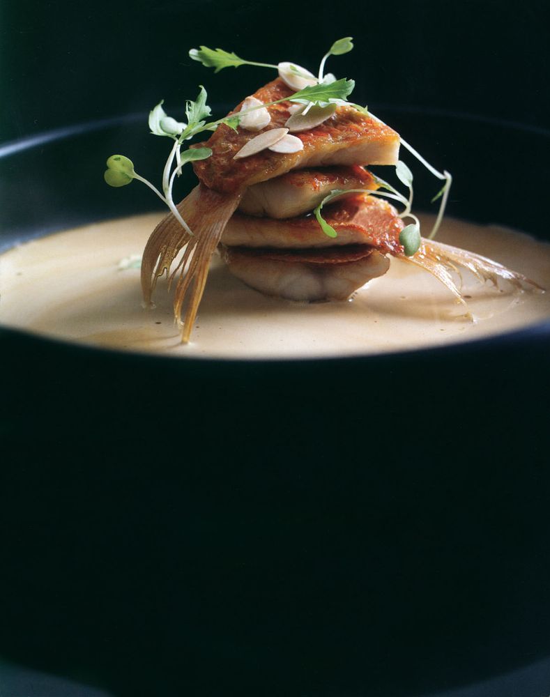 Velvety fish soup with red mullet and almonds from Simple to ...