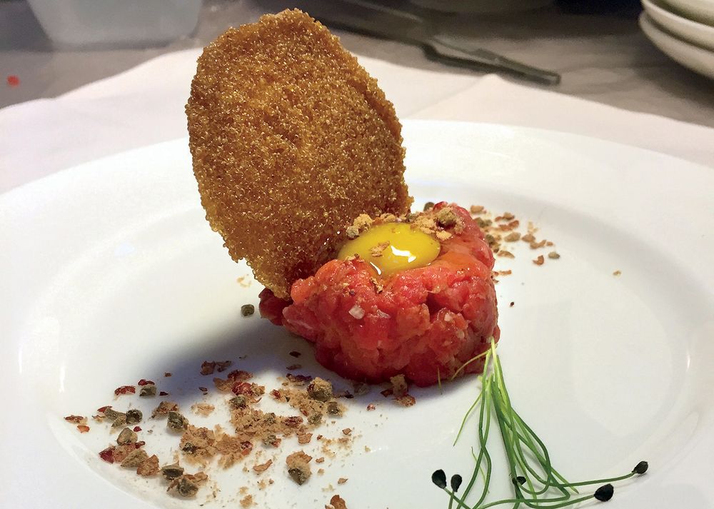 Bison Tartare from The Sioux Chef’s Indigenous Kitchen by Sean Sherman