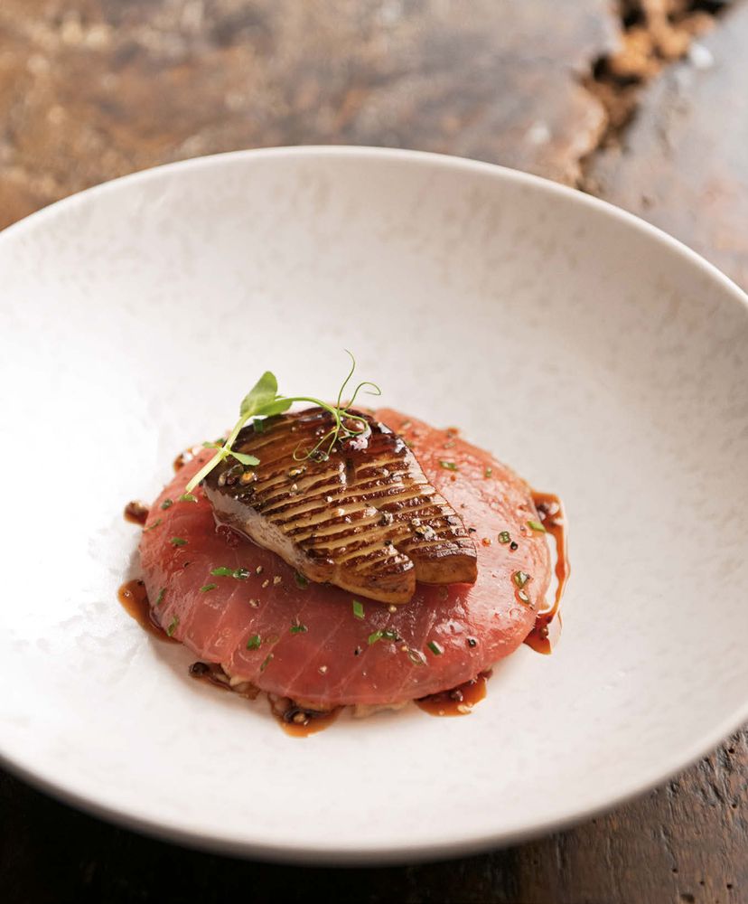 Buckwheat Spaetzle with Tuna Paillard and Seared Foie Gras from Gabriel ...