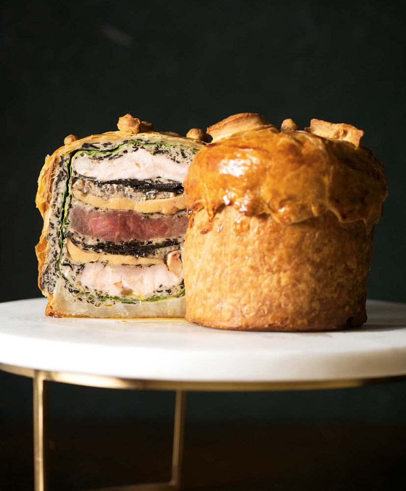 Venison Loin, Pheasant, Foie Gras, and Black Truffle Pie from Gabriel ...
