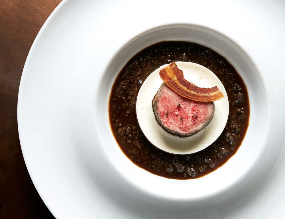 Lightly Smoked Roasted Black Angus Beef Tenderloin with Sunchoke ...