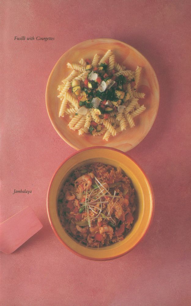Fusilli with Courgettes from Students' Cookbook by Sophie Grigson
