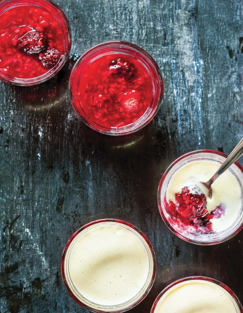 Red Berry Pudding with Vanilla Sauce from Street Foods by Culinary ...