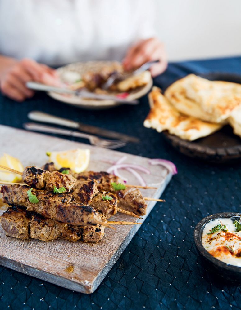 Coal-smoked Bihari beef kebabs from Summers Under the Tamarind Tree ...