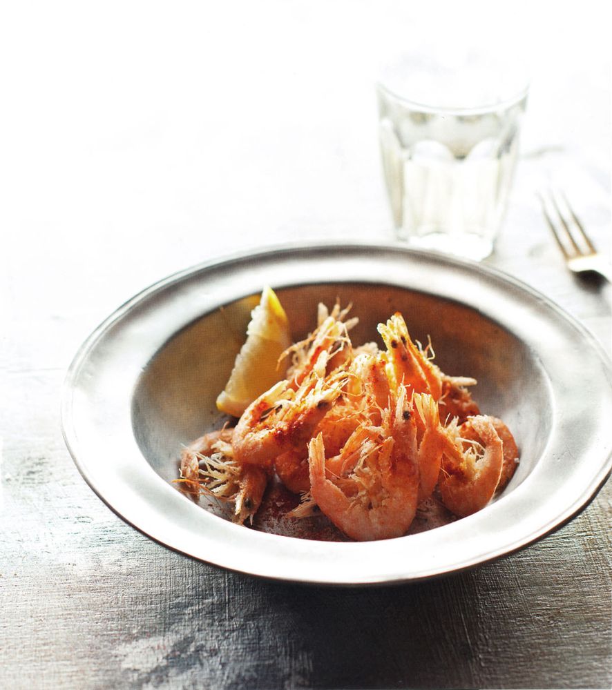 Deep-Fried School Prawns from Sydney Seafood School Cookbook by Mark Best