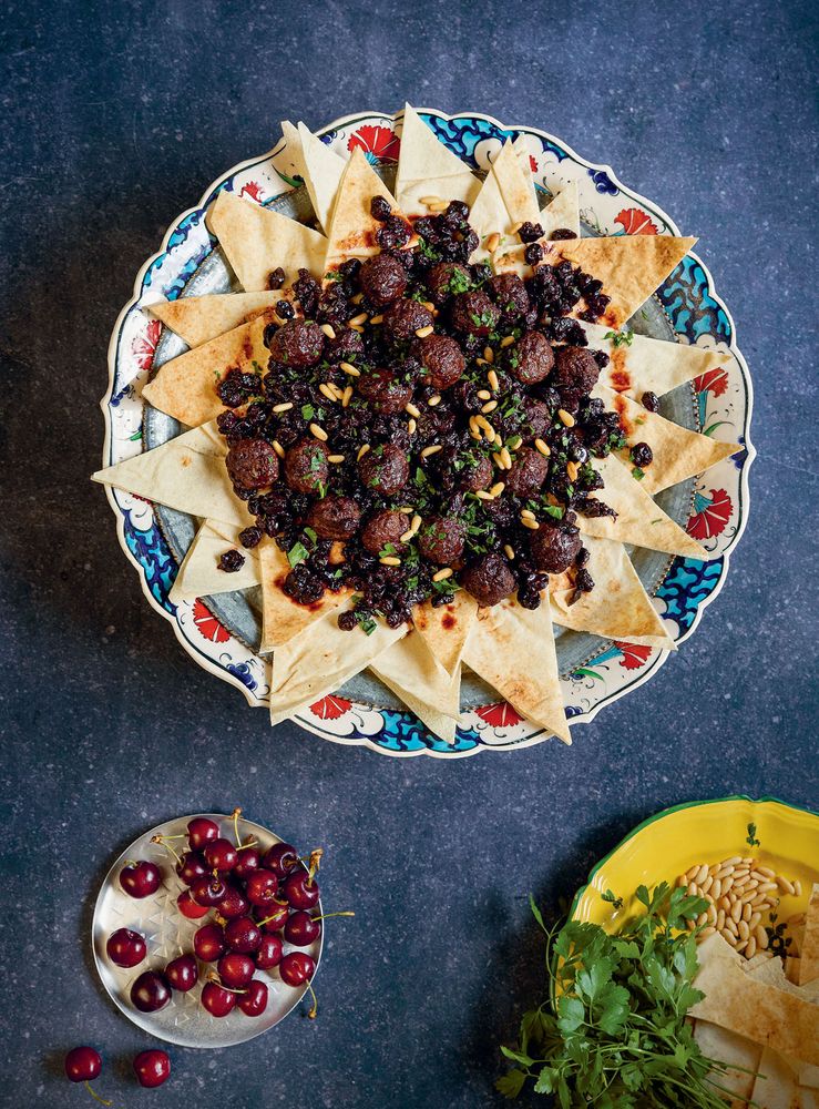 Meatballs with sour cherries from Aleppo from Pomegranates & Artichokes ...