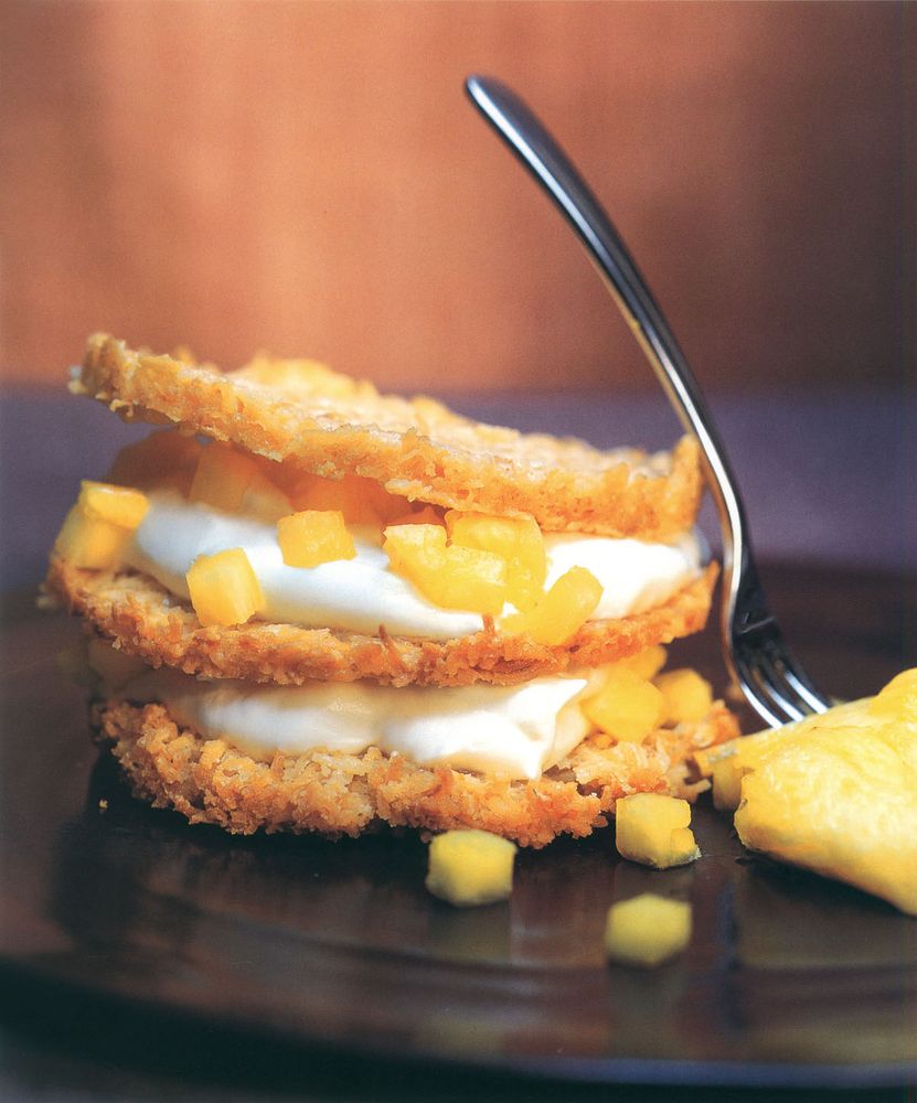 Macaroon Pineapple Napoleons from A Passion for Desserts by Emily Luchetti