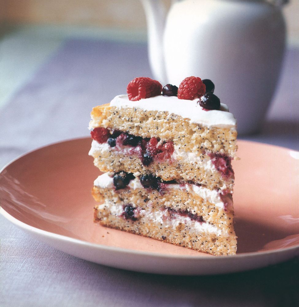 Berry Crème Fraîche Cake from A Passion for Desserts by Emily Luchetti