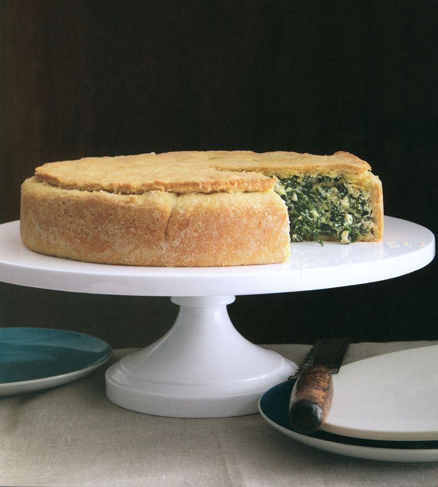Italian Kale Pie from Pastry Perfection by Nick Malgieri