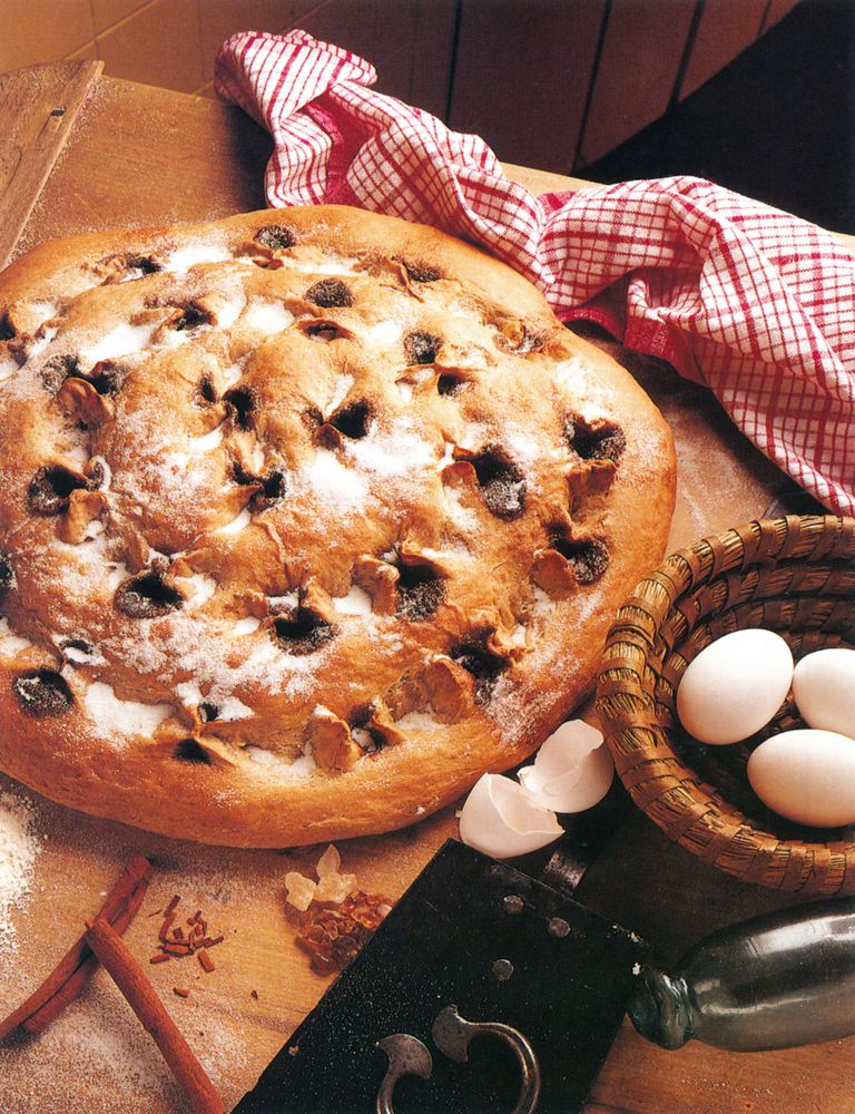 Moravian Sugar Cake from Pennsylvania Dutch Country Cooking by William ...
