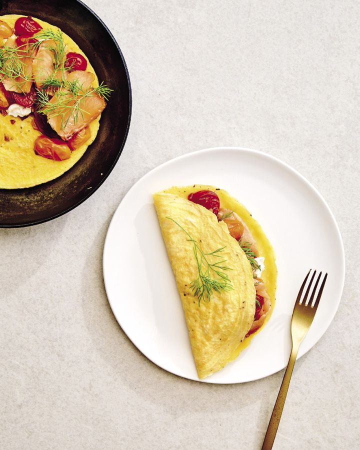 Smoked Salmon and Cream Cheese Omelette from Pescan: A Feel Good ...