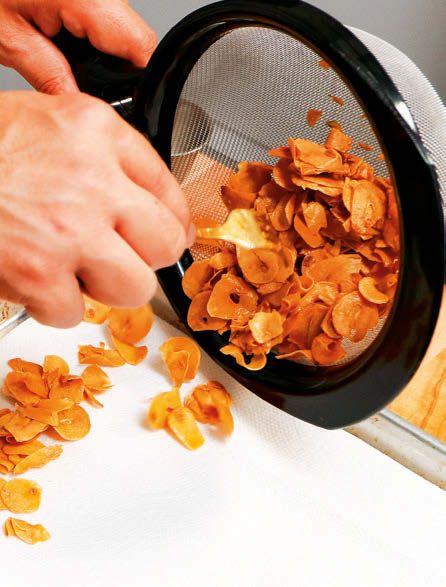 Fried Garlic Chips from Pizza Czar: Recipes and Know-How from a World ...