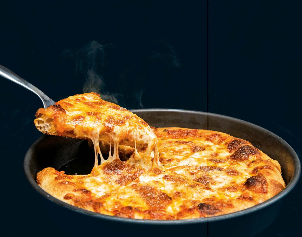Cheesy Pan Pizza from Pizza Czar: Recipes and Know-How from a World ...