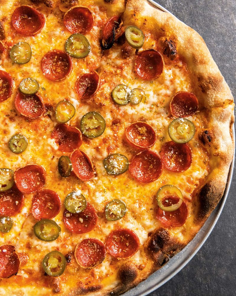Pepperoni and Pickled Chile Pizza from Pizza Czar: Recipes and Know-How ...