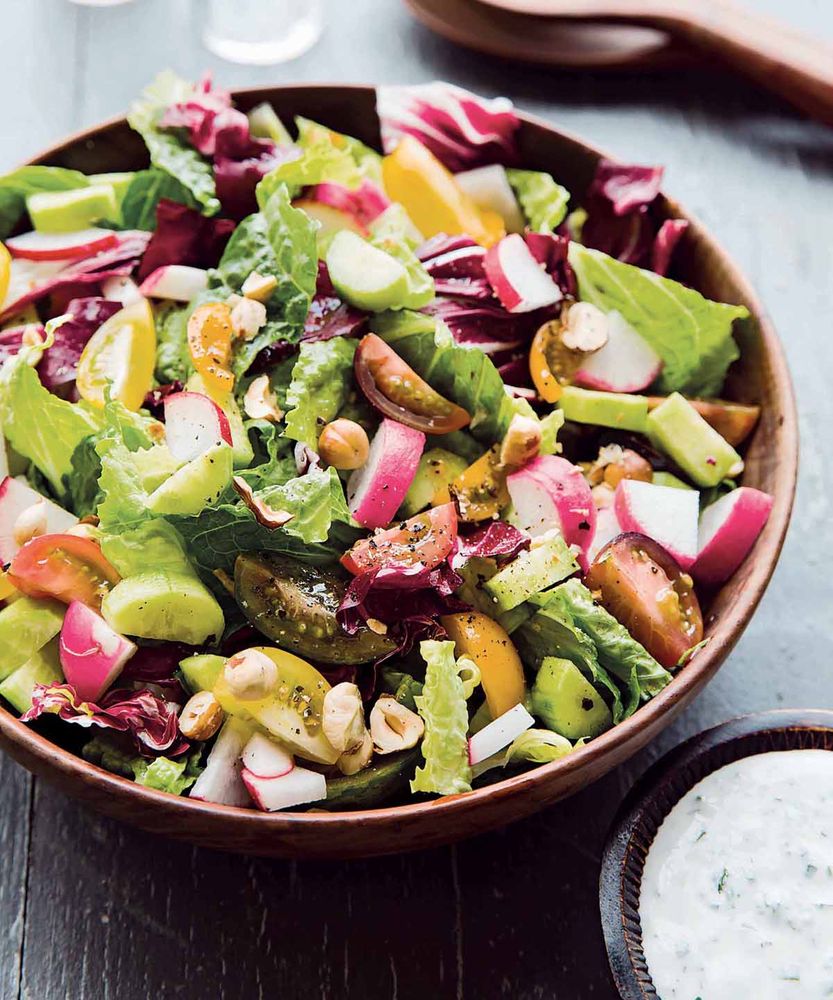Chopped Salad with Tarragon Buttermilk Dressing from Williams Sonoma ...