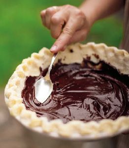 Chocolate Ganache for Black-Bottom Pies from Pie for Everyone: Recipes ...