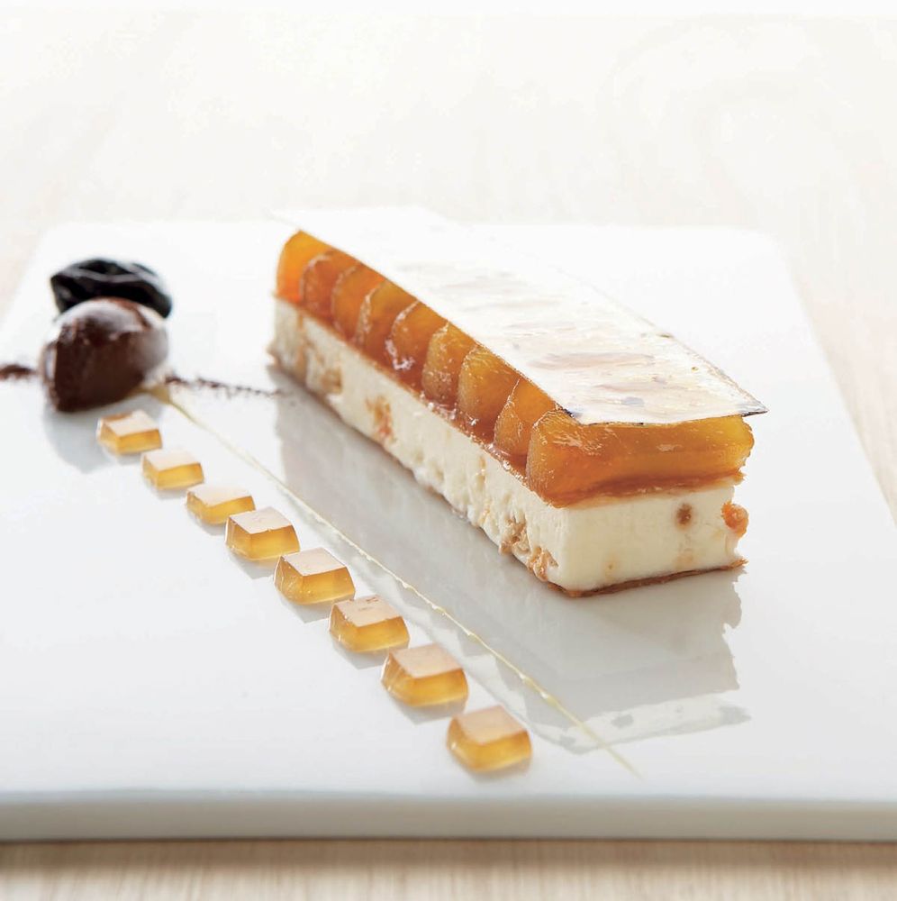 Caramelized Pear with Filo Pastry – Macadamia Praline Parfait from Pier ...