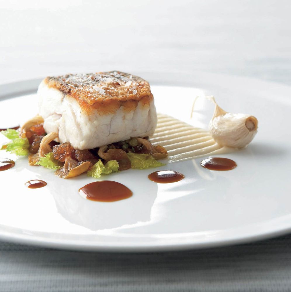 Pan-Roasted Flathead with Celery Purée and Lentils – Truffle Jelly and ...