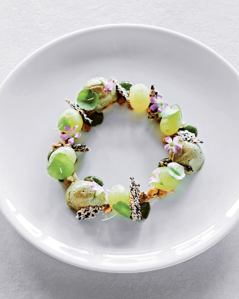 Compressed Grapes from PLANTLAB by Matthew Kenney