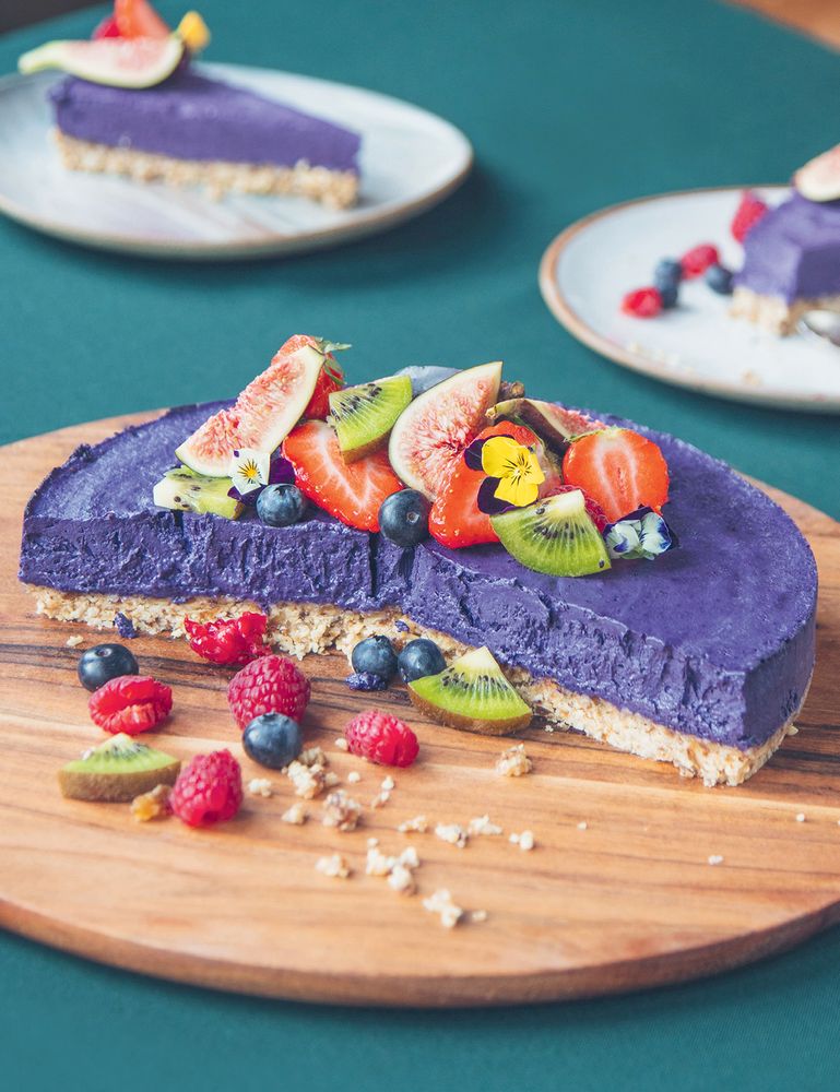 Wild Blueberry Cheesecake from Plant Feasts: Recipes for slow living in ...