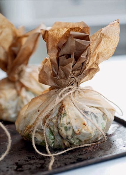Wild mushroom parcel from Plenty by Yotam Ottolenghi