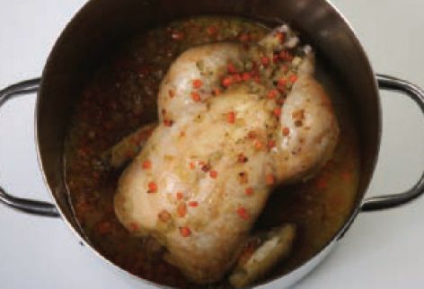 Chicken Poêlé from Professional Cooking by Wayne Gisslen