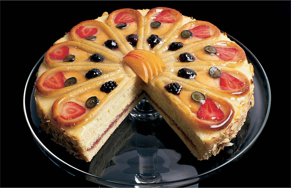 Diplomat Cake from The Professional Pastry Chef by Bo Friberg