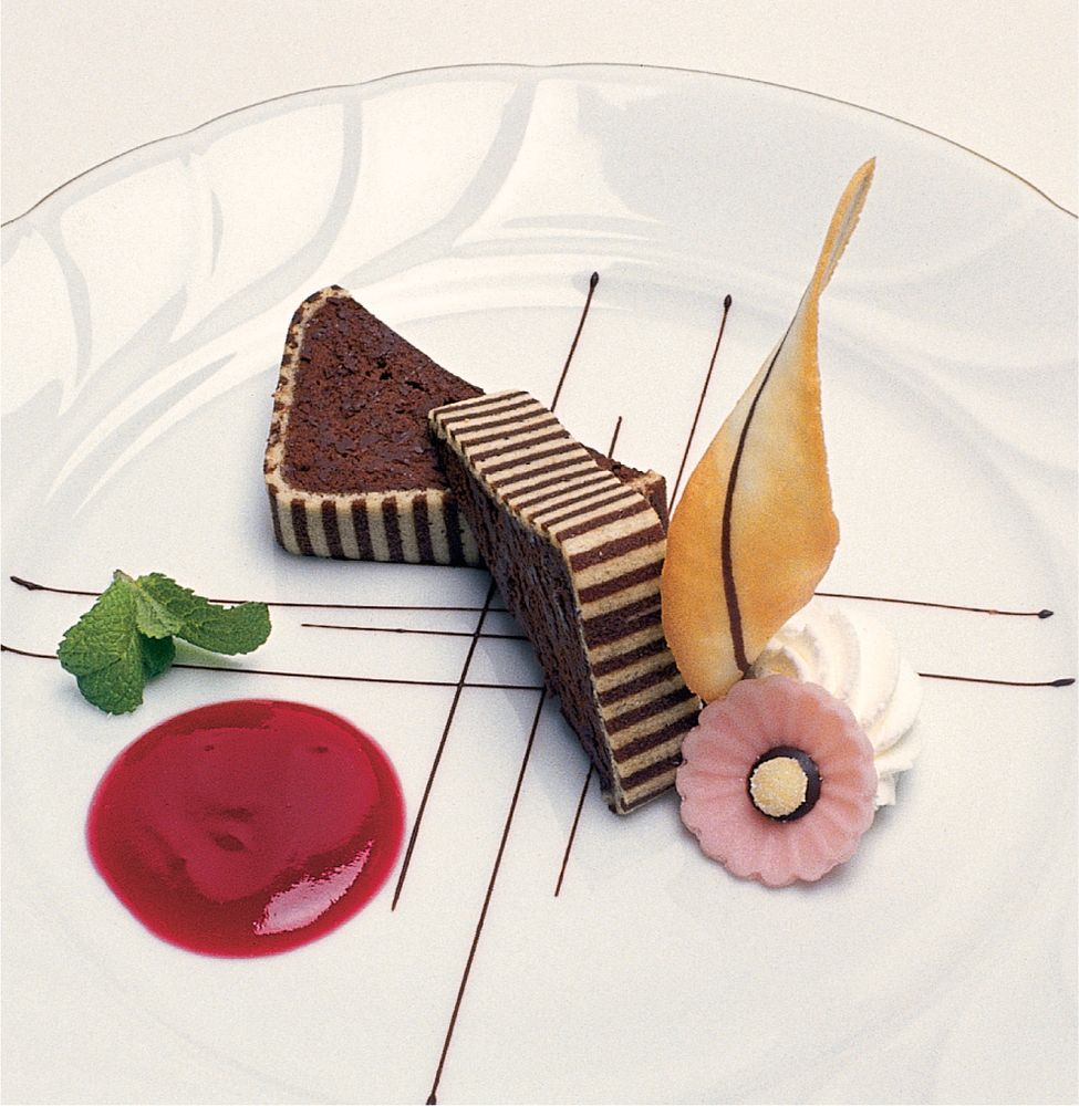 Chocolate Marquise from The Professional Pastry Chef by Bo Friberg