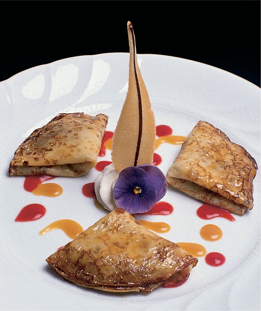 Swedish Pancakes Filled with Apples from The Professional Pastry Chef ...