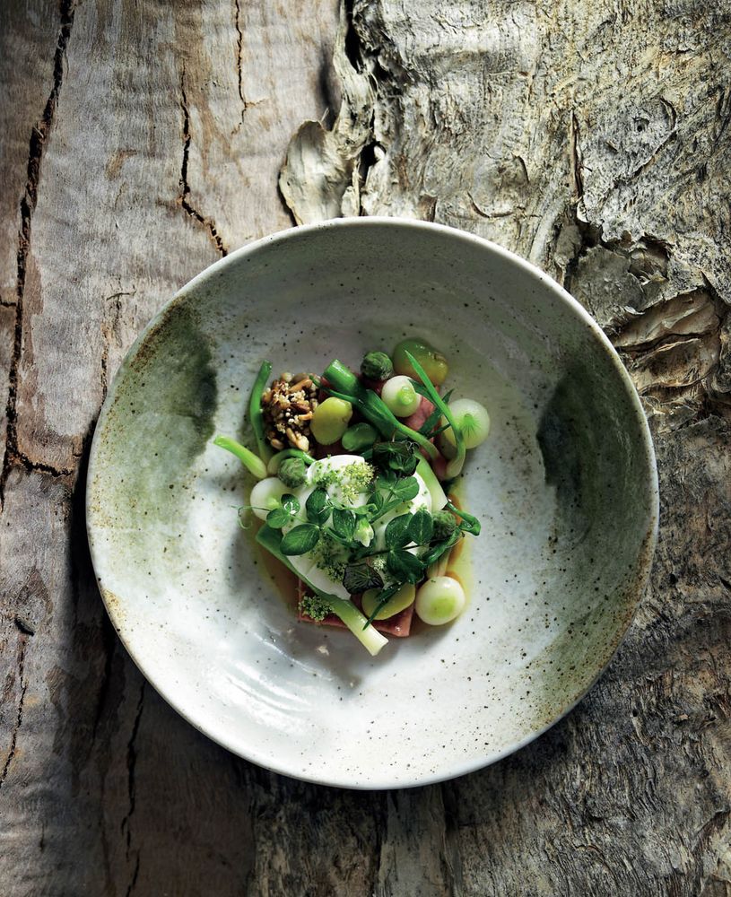 Confit of Suffolk Lamb Loin with Sheep’s Milk Curd and Spring ...