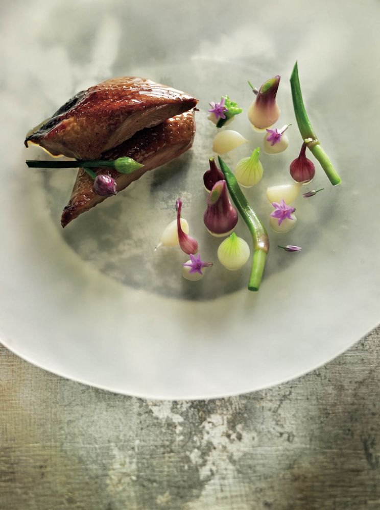 Chinese-Style Roast Squab with Onions and Garlic from Quay by Peter Gilmore