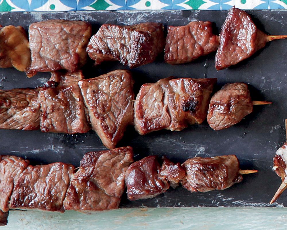 Rib Eye with Wasabi from Robata: Japanese Home Grilling by Silla Bjerrum