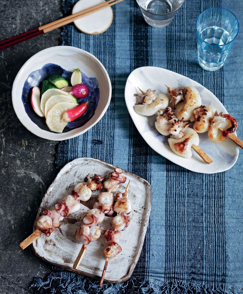Octopus and Dashi Pickles from Robata: Japanese Home Grilling by Silla ...