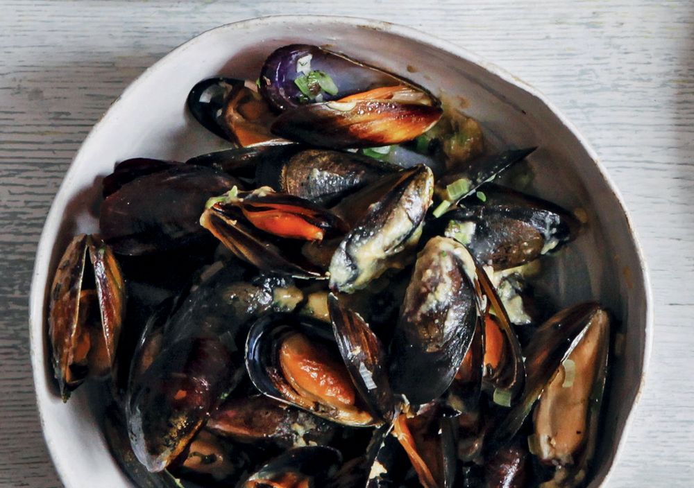 Large Blue Rope Mussels with Miso Butter from Robata: Japanese Home ...