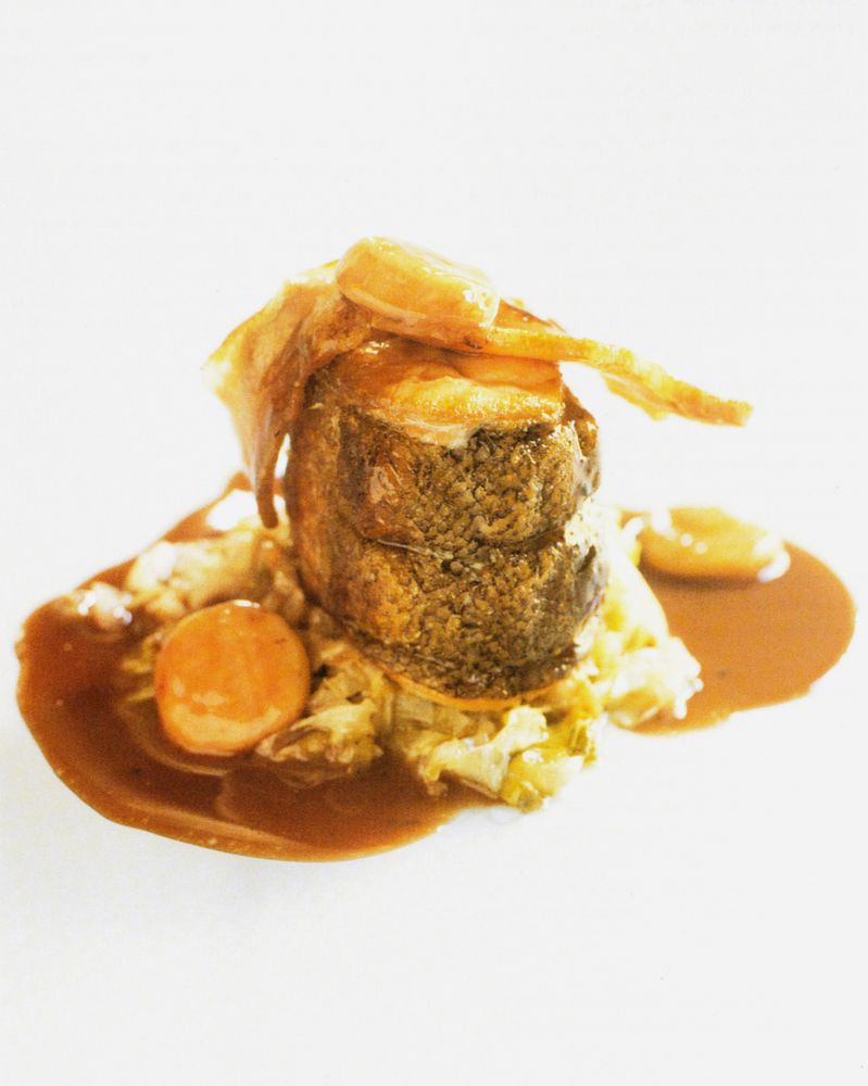 Roasted Freshwater Salmon with Red-Wine and Bone-Marrow Sauce from ...
