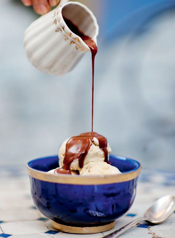 Water-based chocolate sauce from Rococo: Mastering The Art Of Chocolate ...