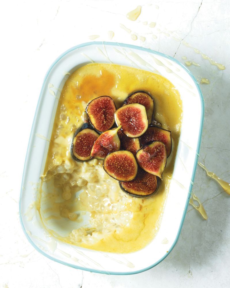 Tapioca Pudding With Caramelised Figs from Reuben at Home by Reuben Riffel