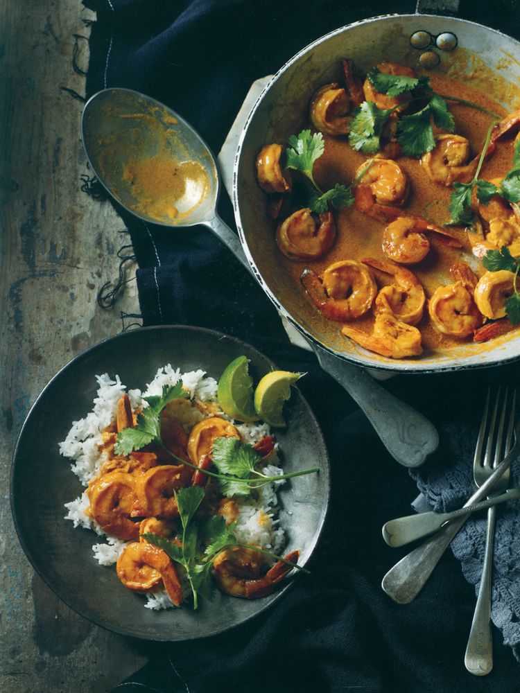 Prawns in tomato and coconut milk from Reza's Indian Spice by Reza Mahammad
