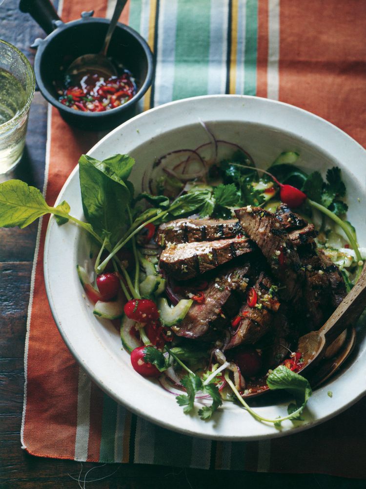 Spicy beef salad from Reza's Indian Spice by Reza Mahammad