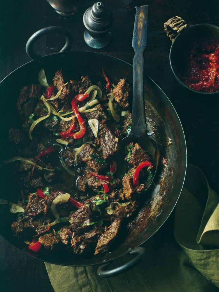 Braised and fried beef from Reza's Indian Spice by Reza Mahammad