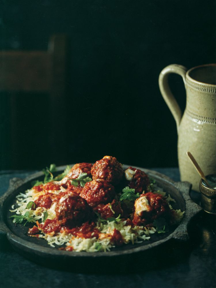 Spiced meatballs in tomato sauce from Reza's Indian Spice by Reza Mahammad