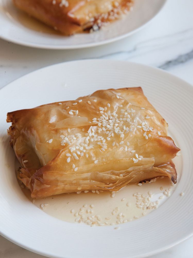Feta Cheese Parcels with Honey and Sesame from The Real Greek by Tonia ...