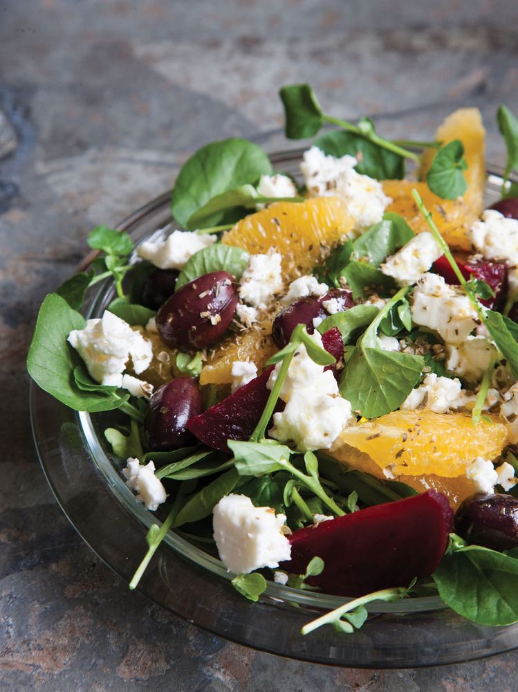 Cretan-style Orange Salad from The Real Greek by Tonia Buxton