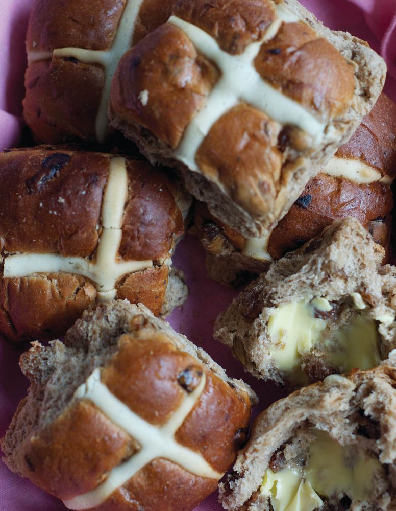 Hot Cross Buns from Real Irish Food by David Bowers