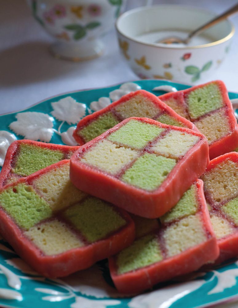 Irish Battenburg Cake from Real Irish Food by David Bowers