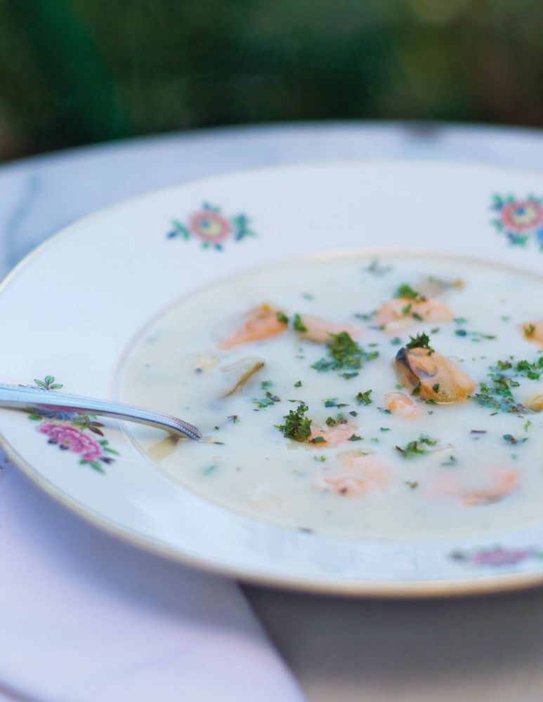 Irish Seafood Chowder from Real Irish Food by David Bowers