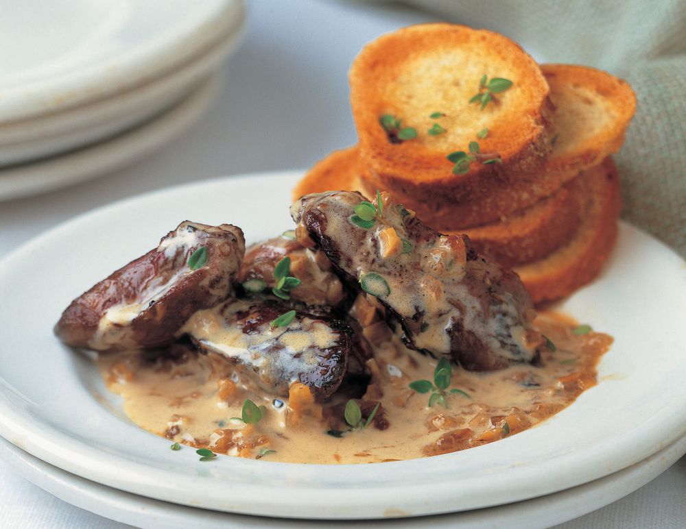 Chicken Livers in Sherry from Recipes from My Spanish Grandmother: The ...