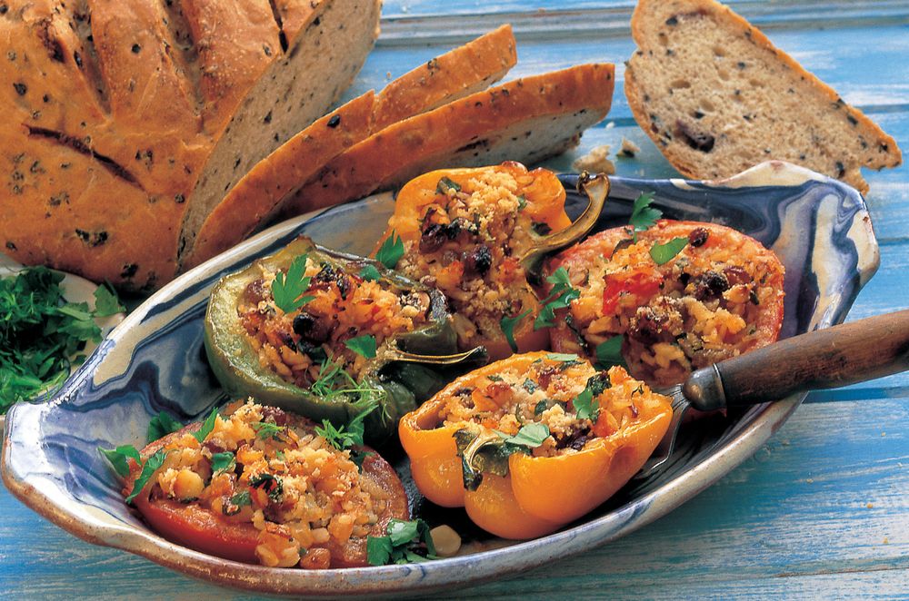 Stuffed Tomatoes and Peppers from Recipes from My Spanish Grandmother ...